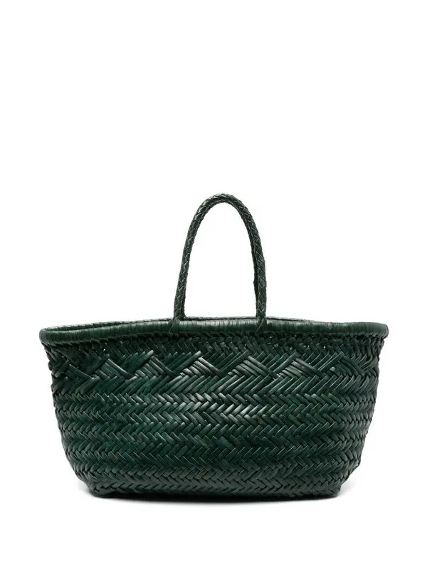Dragon Diffusion Woven Leather Tote Bag