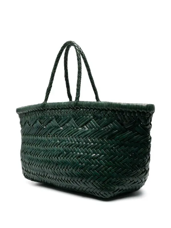 Dragon Diffusion Woven Leather Tote Bag