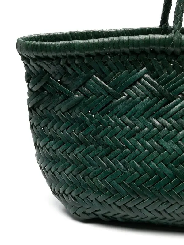Dragon Diffusion Woven Leather Tote Bag