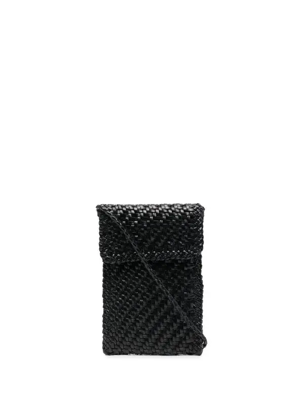Dragon Diffusion Leather Phone Bag - Black