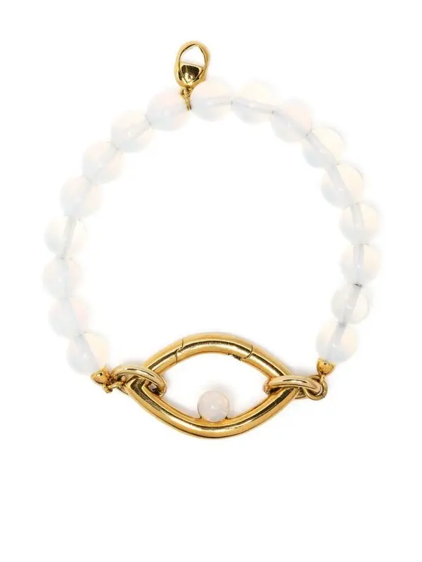 CAPSULE ELEVEN Eye Opener Beaded Bracelet - Gold