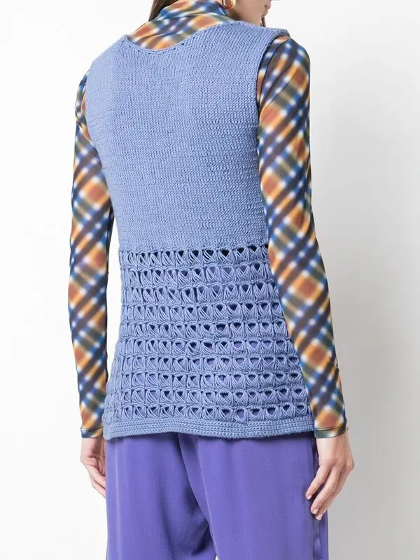 Voz Sleeveless Knitted Top