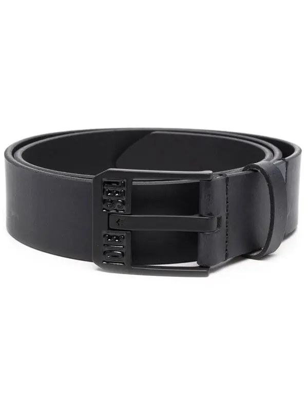 Diesel Bluestar Ii Leather Belt - Black
