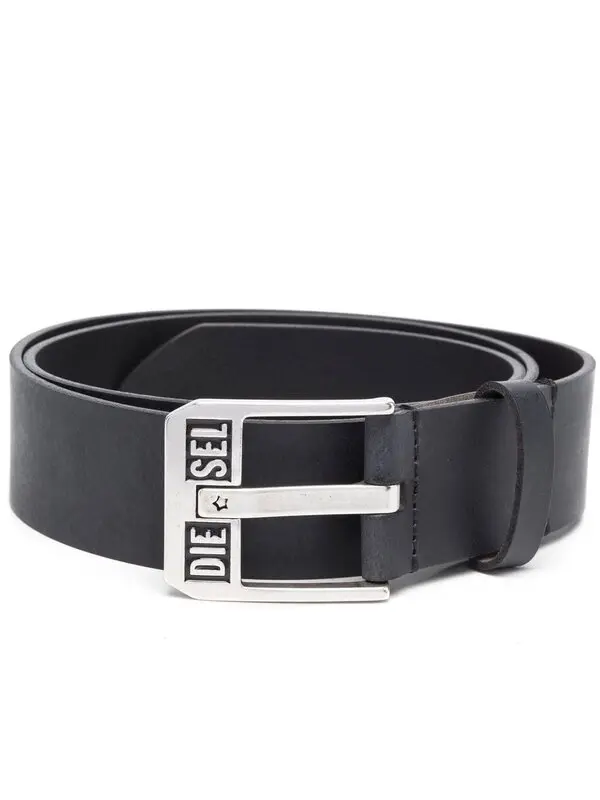 DIESEL® Bluestar Ii Leather Belt - Black