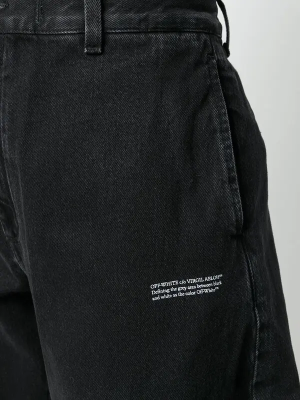 Off-White High-waisted Bootcut Jeans