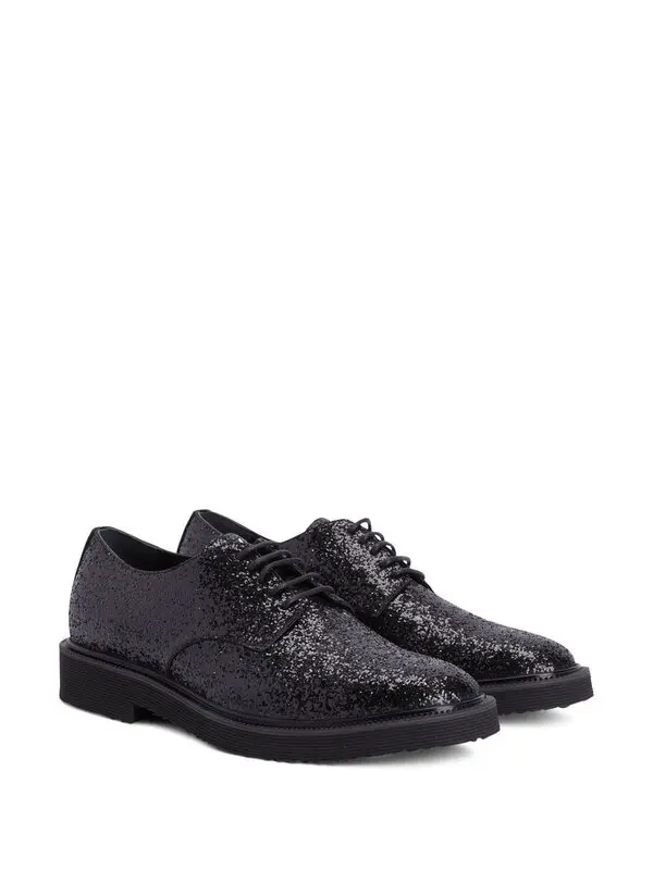 GIUSEPPE ZANOTTI Elliott Glittered Derby Shoes