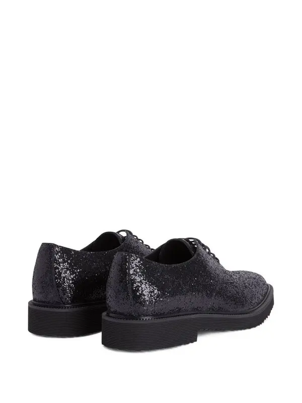 GIUSEPPE ZANOTTI Elliott Glittered Derby Shoes