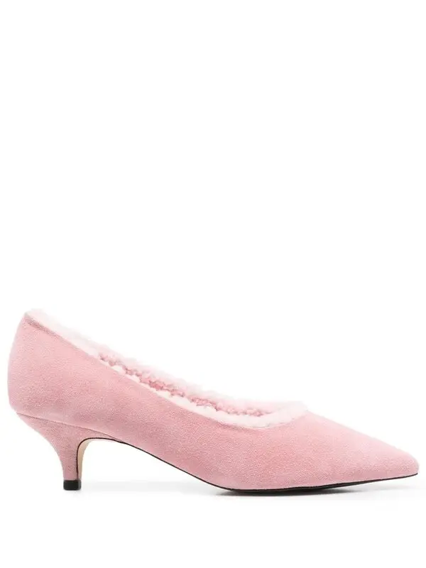 AGE OF INNOCENCE Juliette Shearling Pumps