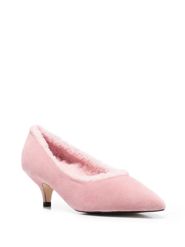 AGE OF INNOCENCE Juliette Shearling Pumps