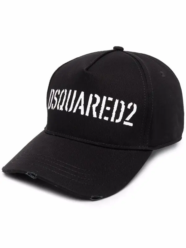 Dsquared2 Embroidered Logo Baseball Cap - Black