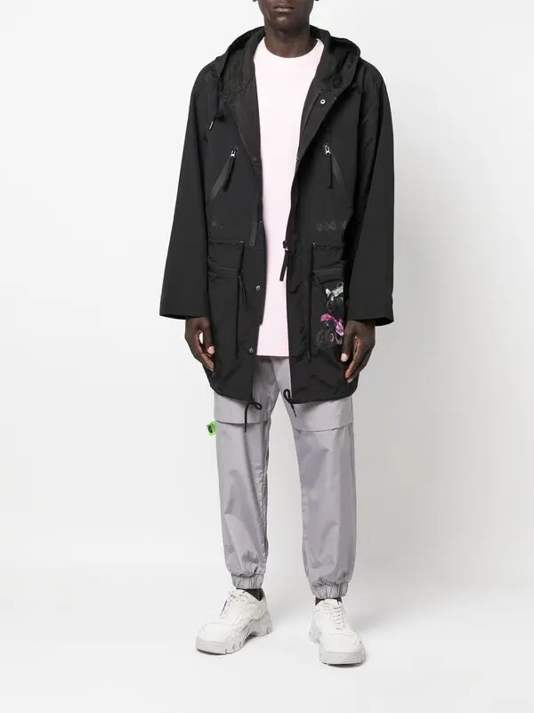 GARBAGE TV Graphic-print Raincoat