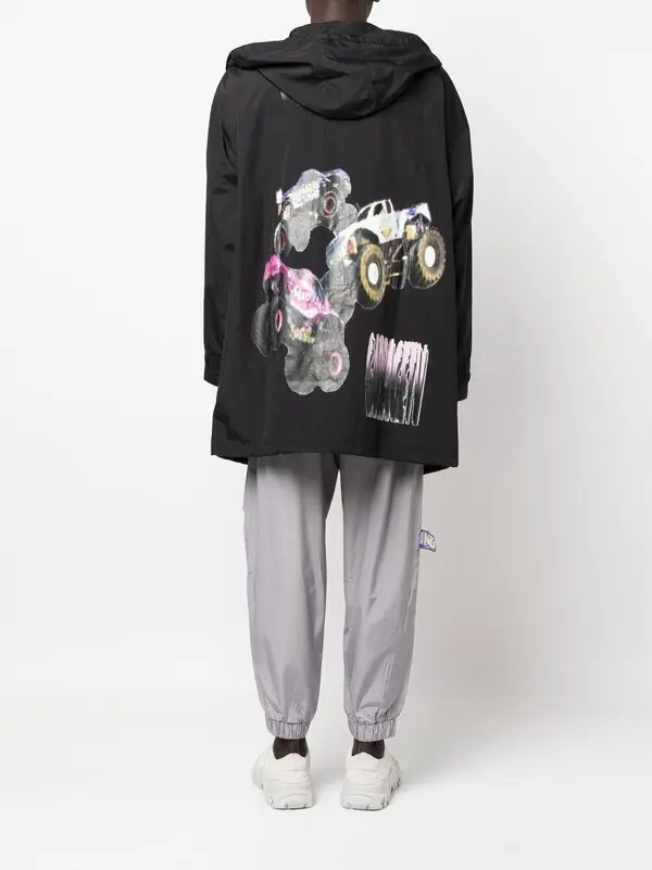 GARBAGE TV Graphic-print Raincoat