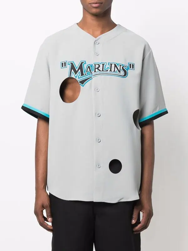 Off-White Miami Marlins Cut-out Shirt