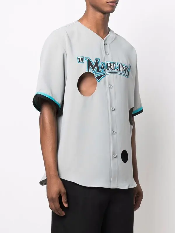 Off-White Miami Marlins Cut-out Shirt