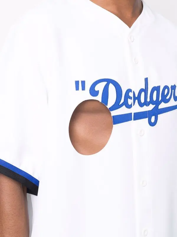Off-White La Dodgers Cut-out Shirt