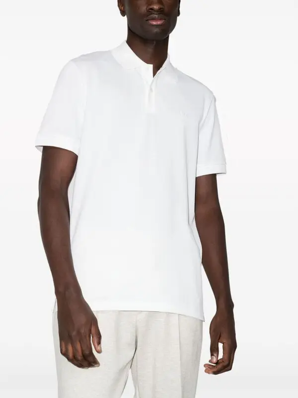 BOSS Pallas Embroidered Logo Polo Shirt - White