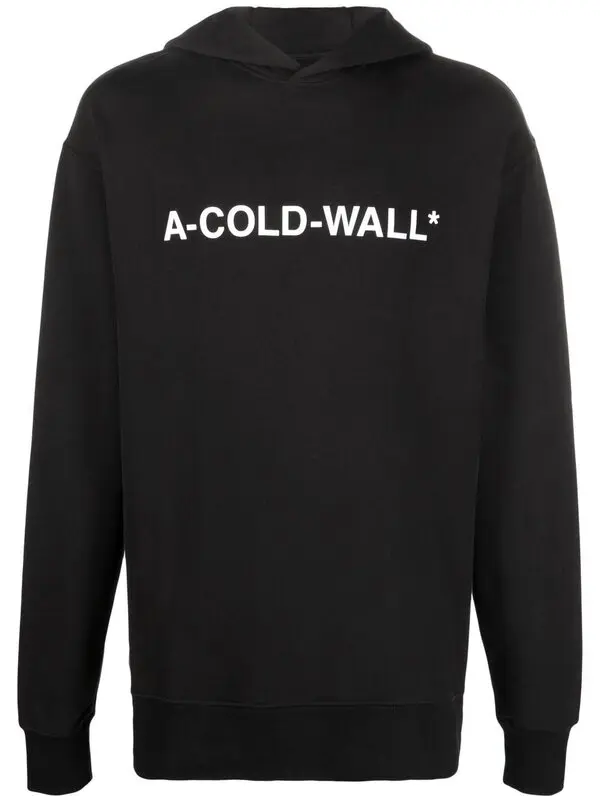 A-COLD-WALL* Essential Logo-print Hoodie - Black