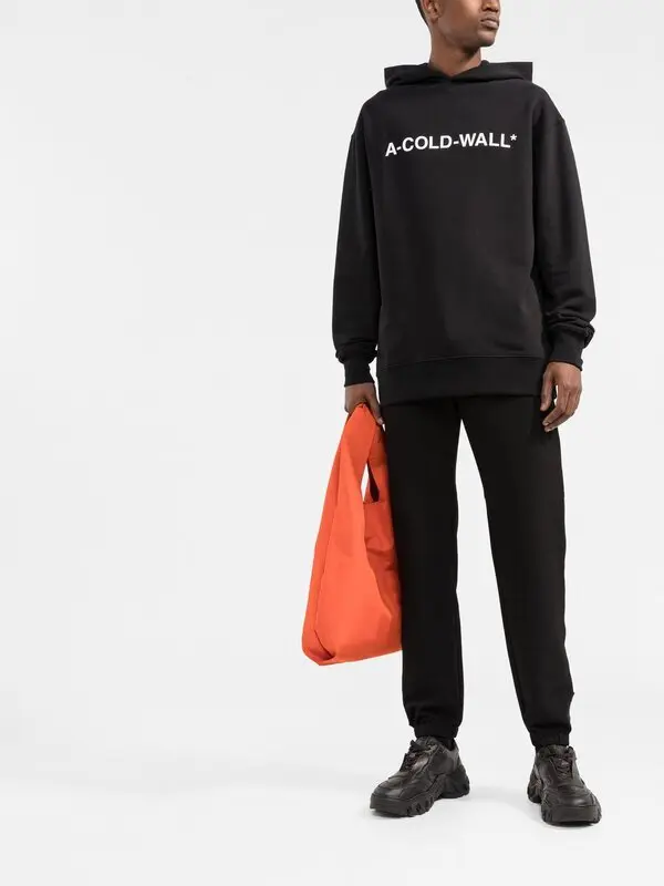 A-COLD-WALL* Essential Logo-print Hoodie - Black
