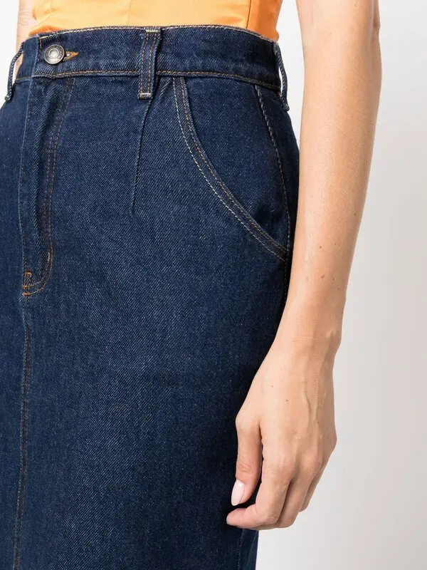 Magda Butrym - Magda Butrym Tima Denim Midi Skirt