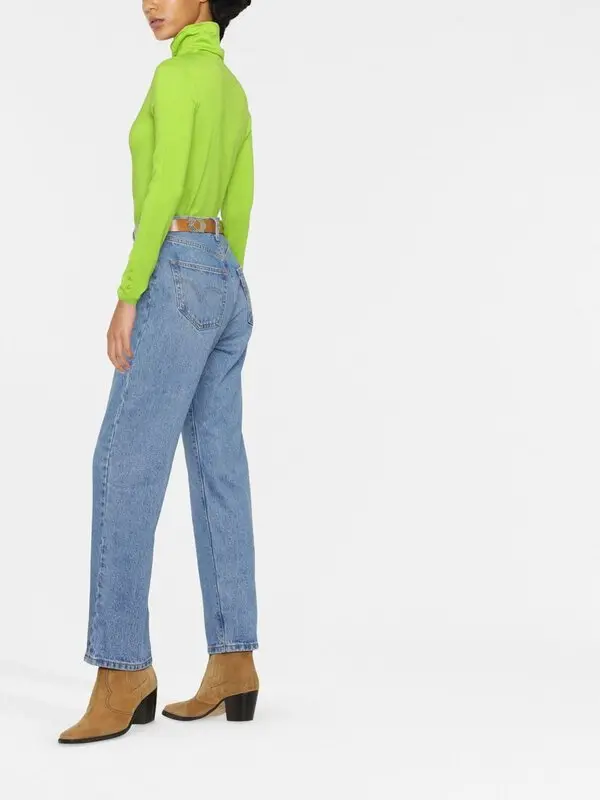 LEVI'S High-rise Straight-leg Jeans - Blue