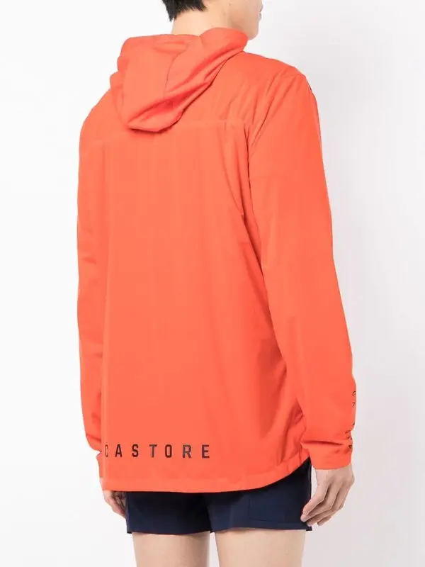 Castore Logo-print Hooded Jacket - Red