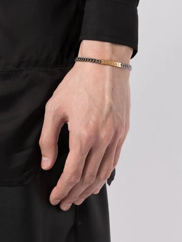 CAPSULE ELEVEN Engraved-logo Chain Bracelet