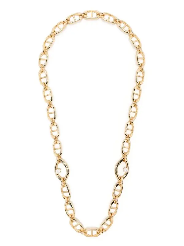 CAPSULE ELEVEN Pearl-embellished Chain Necklace - Gold