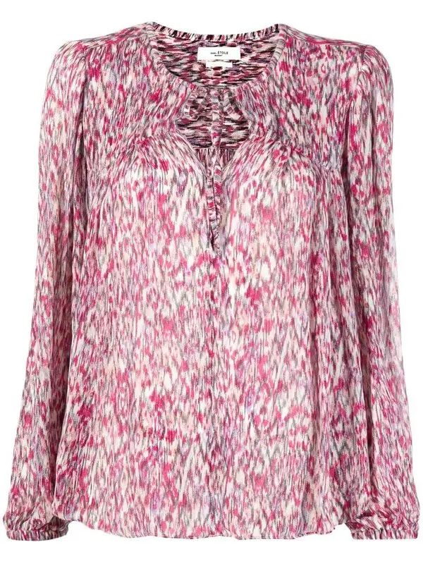 MARANT ETOILE Abstract-print Blouse