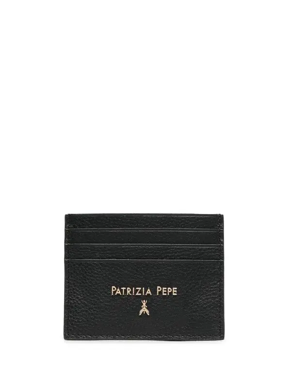 Patrizia Pepe Fly Logo-plaque Card Holder - Black