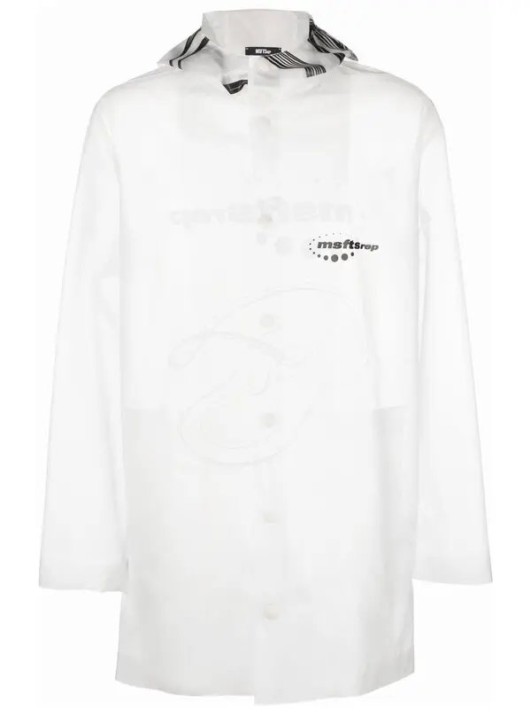 MSFTS Logo-print Raincoat