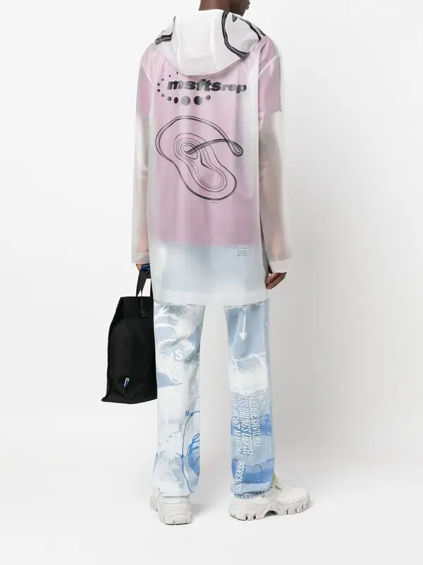 MSFTS Logo-print Raincoat