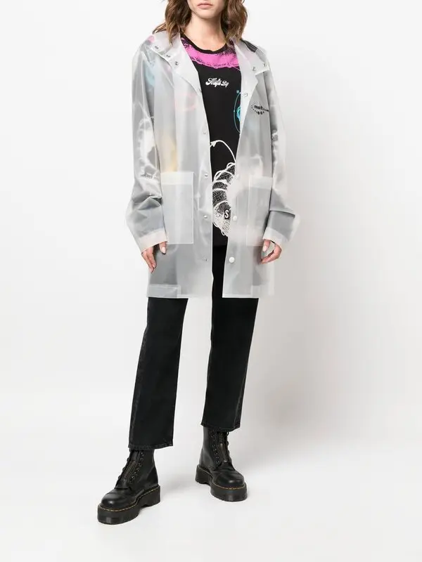 MSFTS Logo-print Raincoat