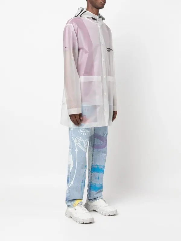 MSFTS Logo-print Raincoat
