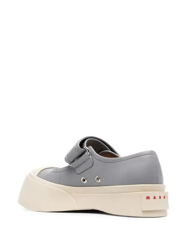 Marni Leather Mary Jane Sneakers