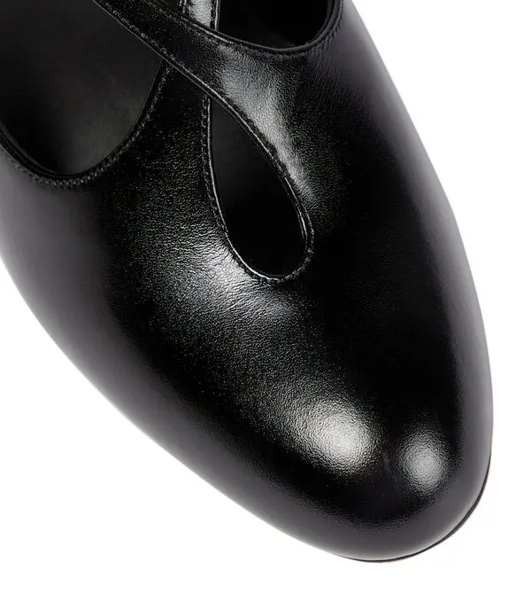 THE ROW Spencer Leather Pumps
