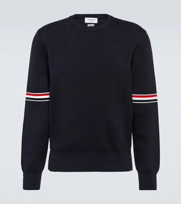 Thom Browne Cotton Sweater - Blue
