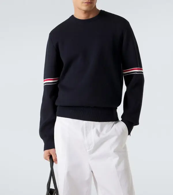 Thom Browne Cotton Sweater - Blue
