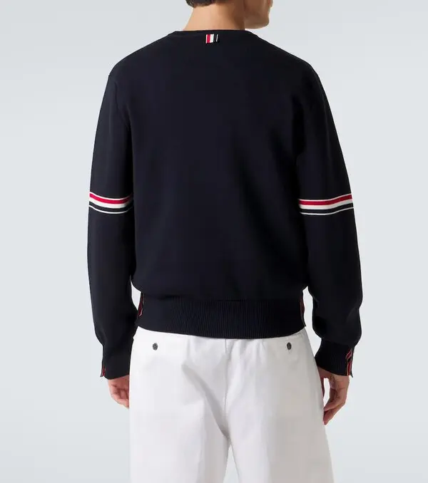 Thom Browne Cotton Sweater - Blue