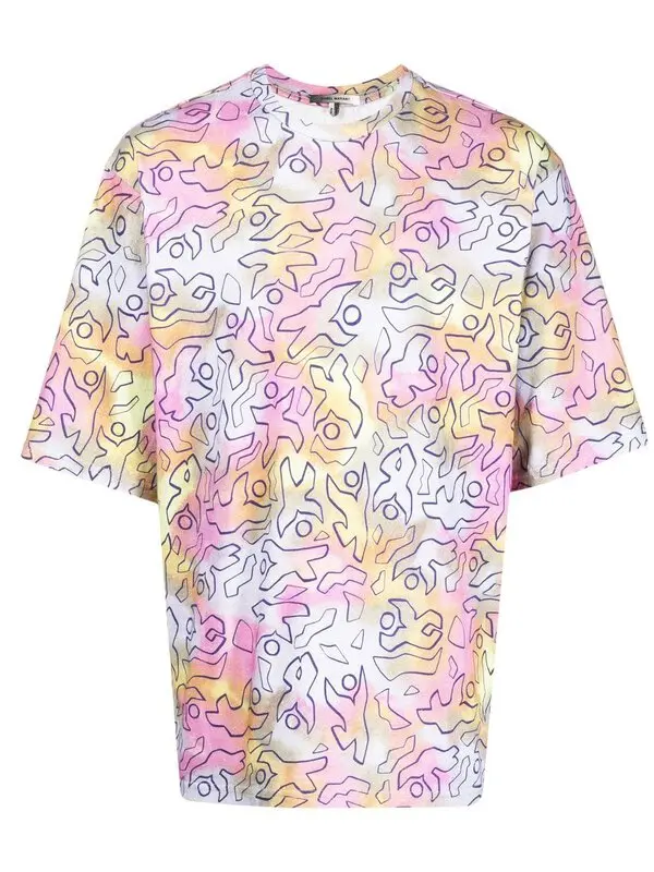 MARANT Tie-dye Cotton T-shirt