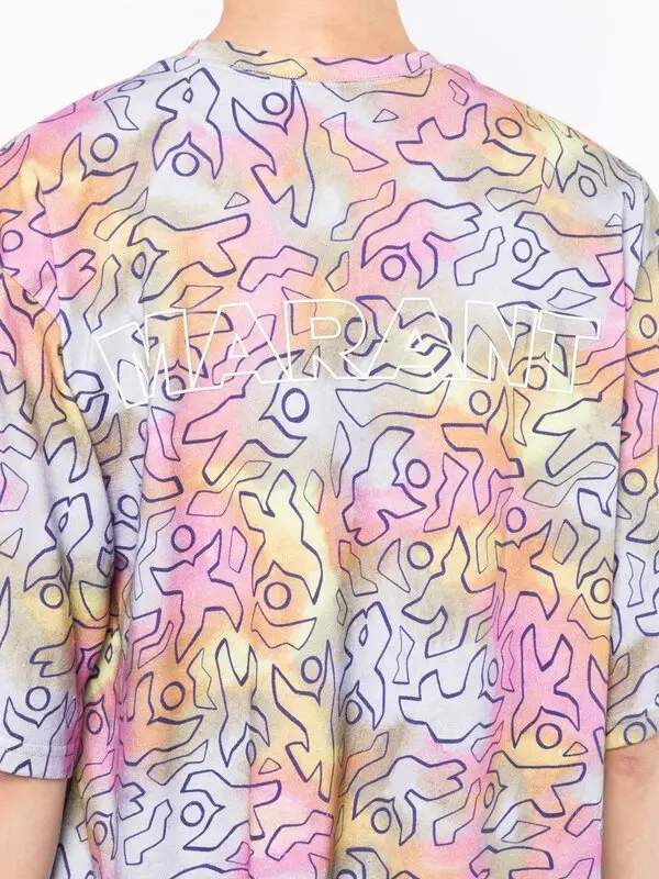 MARANT Tie-dye Cotton T-shirt