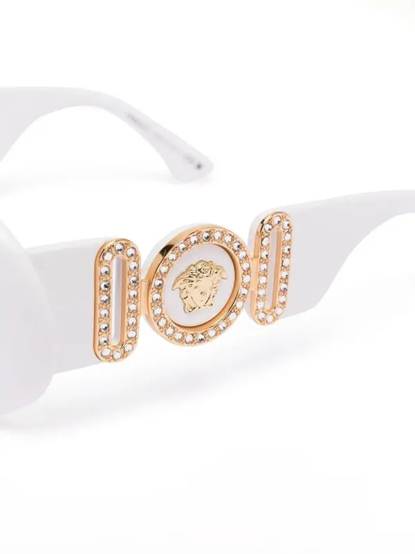 Versace Medusa Oval-frame Sunglasses