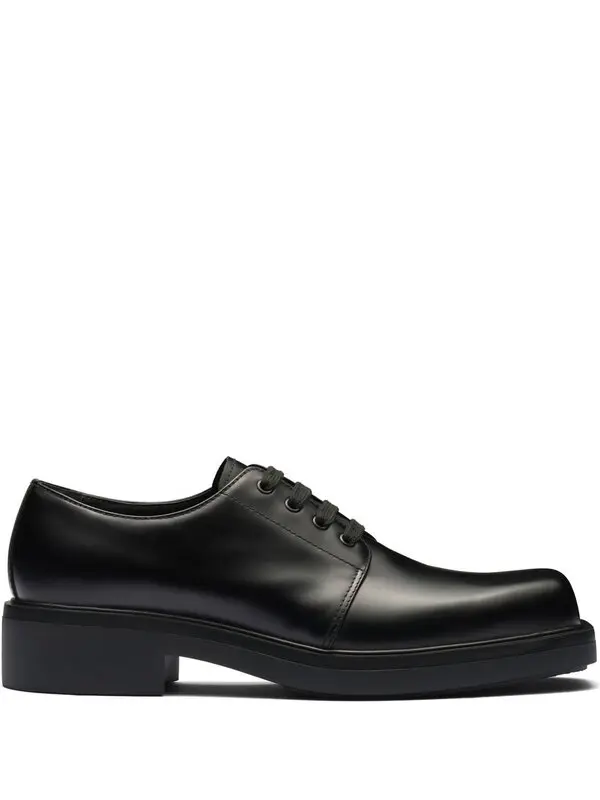Prada Leather Derby Shoes
