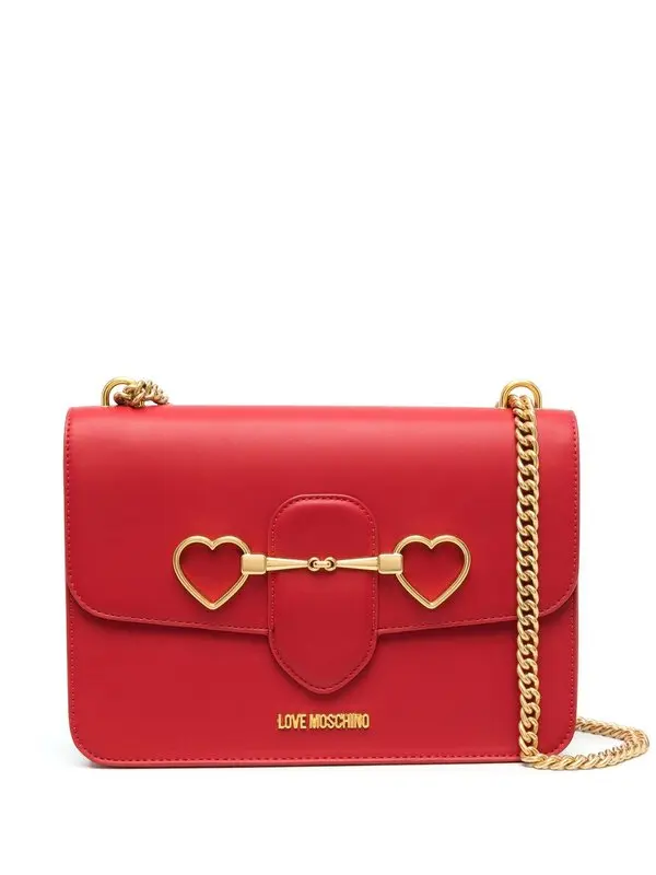 Moschino Heart Motif Shoulder Bag