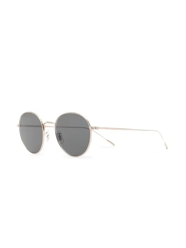 Oliver Spencer Altair Round-frame Sunglasses - Gold