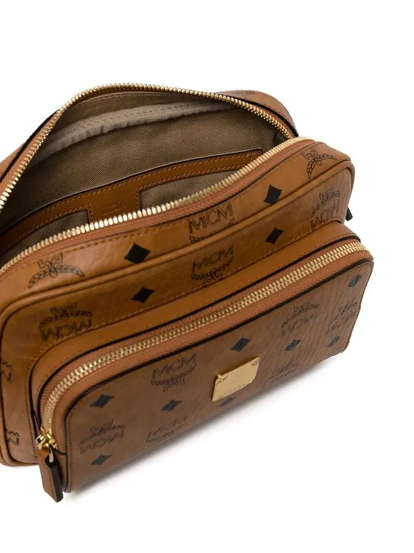 Mcm Aren Crossbody Bag - Brown