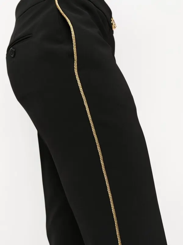 Moschino Tapered Side-stripe Trousers