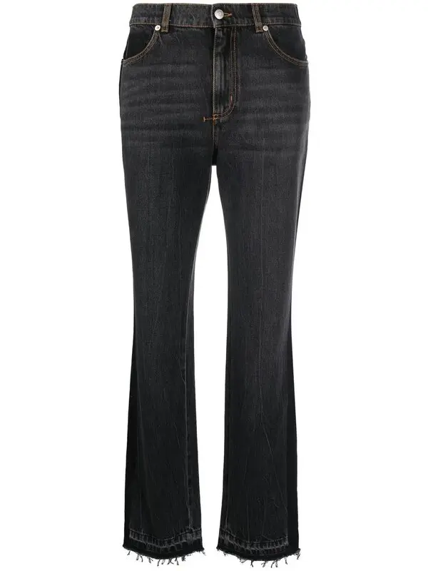 Alexander McQueen High-waist Bootcut Jeans