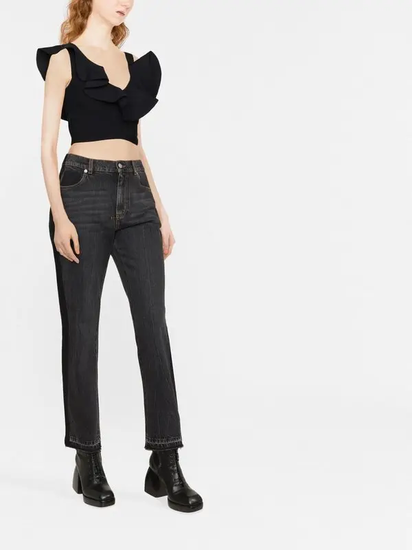 Alexander McQueen High-waist Bootcut Jeans