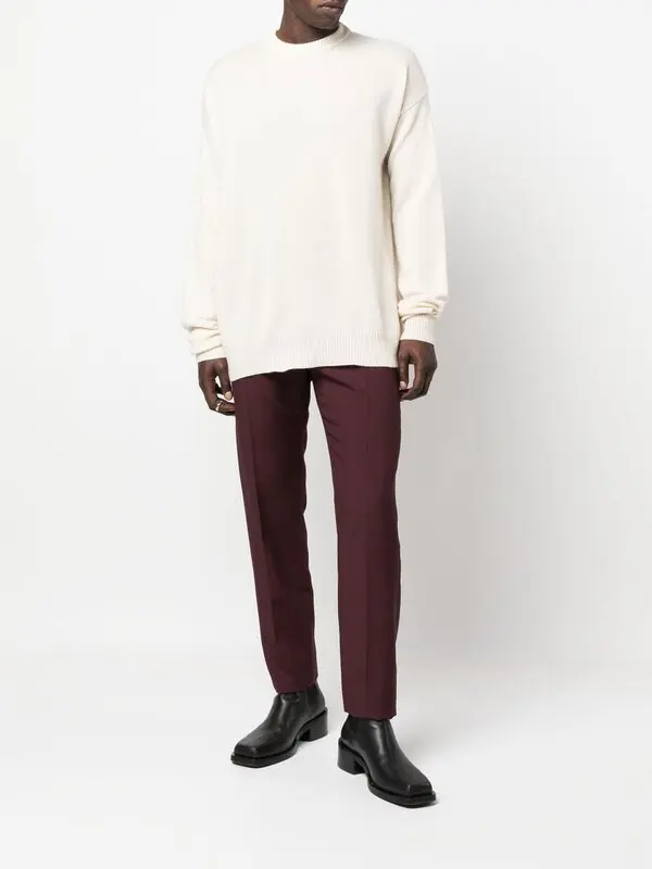 JIL SANDER Crew-neck Cashmere Jumper - Neutrals