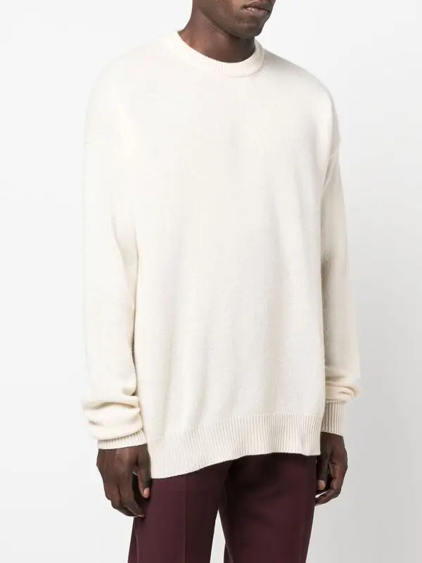 JIL SANDER Crew-neck Cashmere Jumper - Neutrals
